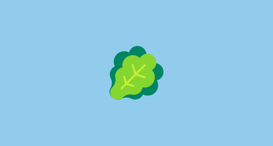 🥬 Verdura Emoji on Microsoft Windows 11 November 2021 Update