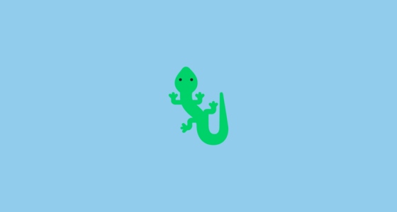 🦎 Lizard Emoji on Microsoft Windows 11 November 2021 Update