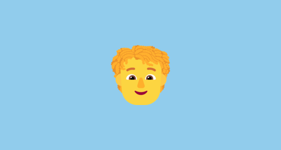 🧑‍🦱 Pessoa: Cabelo Cacheado Emoji on Microsoft Windows 11 November 2021 ...