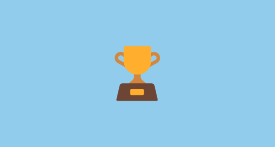 🏆 Pokal Emoji on Microsoft Windows 11 November 2021 Update