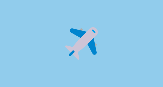 ️ Avião Emoji on Microsoft Windows 11 22H2