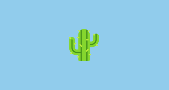 🌵 Cactus Emoji on Microsoft Windows 11 22H2