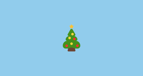 🎄 Kerstboom Emoji on Microsoft Windows 11 22H2