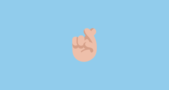 🤞🏼 Doigts Croisés: Peau Moyennement Claire Emoji on Microsoft Windows ...