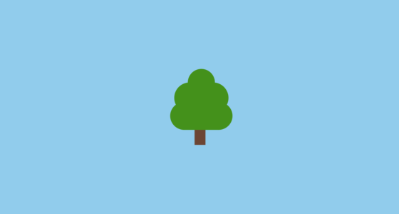 🌳 落叶树 Emoji on Microsoft Windows 11 22H2