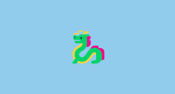 🐉 Dragon Emoji on Microsoft Windows 11 22H2