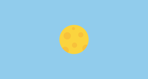 🌕 Lua Cheia Emoji on Microsoft Windows 11 22H2
