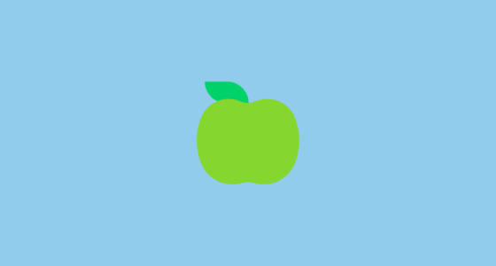 🍏 Grüner Apfel Emoji on Microsoft Windows 11 22H2