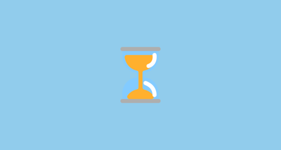 ⏳ Hourglass Not Done Emoji on Microsoft Windows 11 22H2