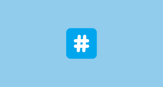 #️⃣ Keycap Number Sign Emoji on Microsoft Windows 11 22H2