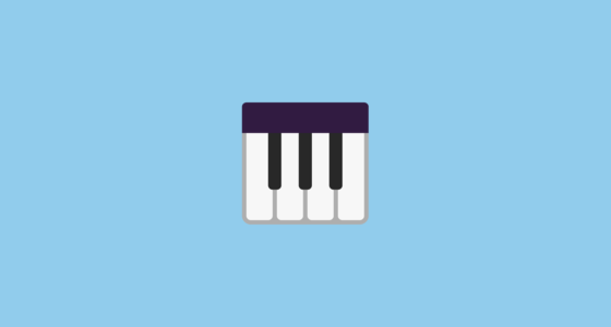 🎹 Musical Keyboard Emoji on Microsoft Windows 11 22H2