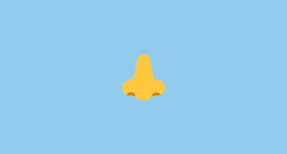 👃 Nose Emoji on Microsoft Windows 11 22H2