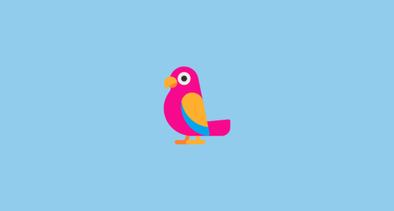 🦜 Perroquet Emoji on Microsoft Windows 11 22H2