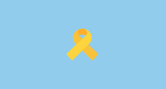 🎗️ Reminder Ribbon Emoji on Microsoft Windows 11 22H2