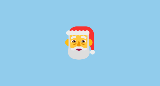 🎅 Santa Claus Emoji on Microsoft Windows 11 22H2