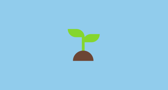 🌱 새싹 Emoji on Microsoft Windows 11 22H2