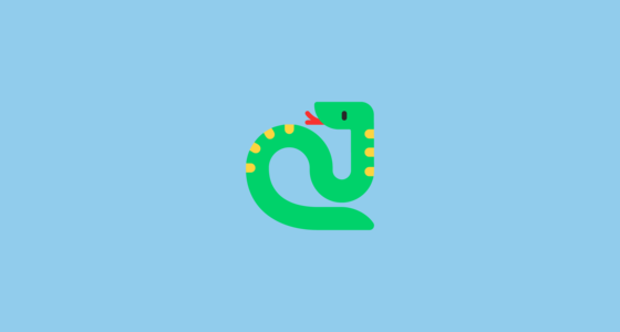 🐍 蛇 Emoji on Microsoft Windows 11 22H2