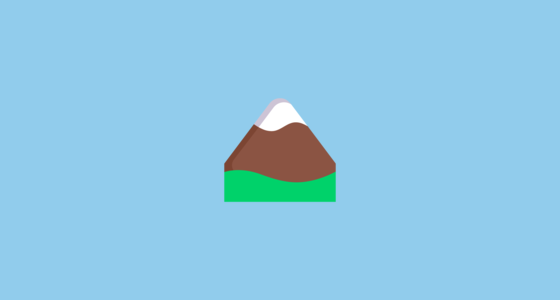 🏔️ Schneebedeckter Berg Emoji on Microsoft Windows 11 22H2