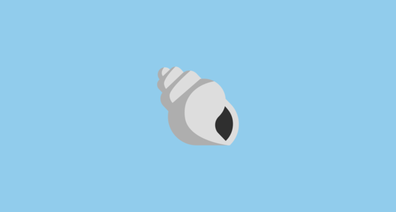🐚 Spiral Shell Emoji on Microsoft Windows 11 22H2