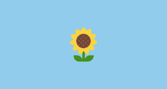 🌻 Solros Emoji on Microsoft Windows 11 22H2
