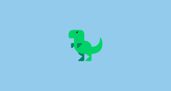 🦖 T-Rex Emoji on Microsoft Windows 11 22H2