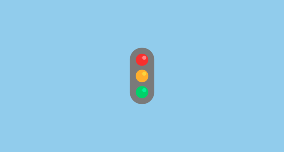🚦 Vertical Traffic Light Emoji on Microsoft Windows 11 22H2