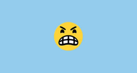 😠 Angry Face Emoji on Microsoft Windows 10