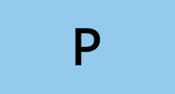 Regional Indicator Symbol Letter P Emoji on Microsoft Windows 10