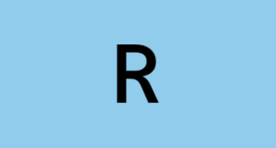 Regional Indicator Symbol Letter R Emoji on Microsoft Windows 10