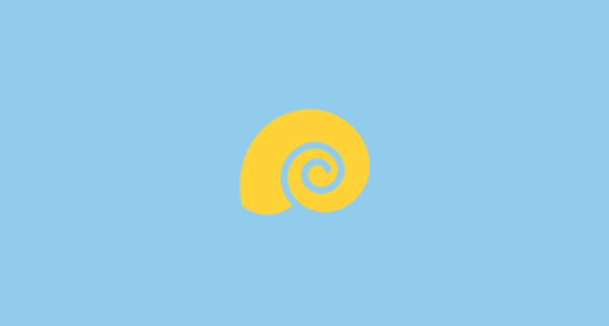 🐚 Spiral Shell Emoji on Microsoft Windows 10
