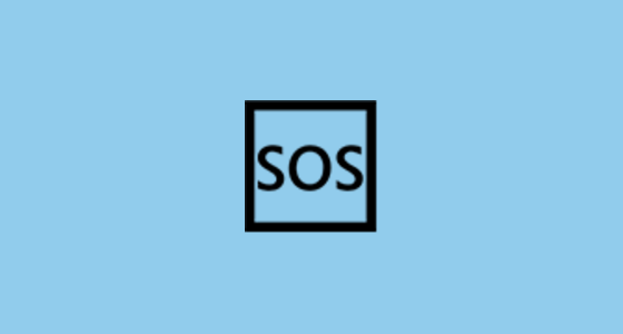 🆘 Botão Sos Emoji on Microsoft Windows 10