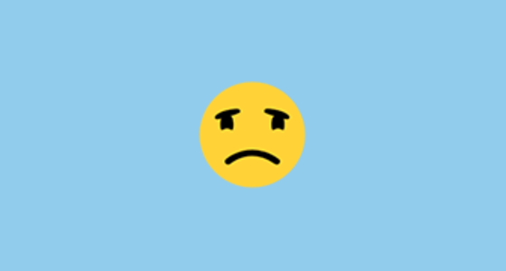 ☹️ Frowning Face Emoji on Microsoft Windows 10