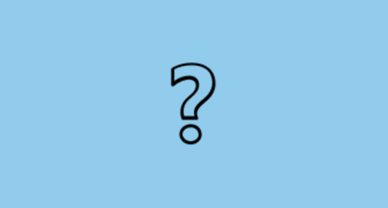 Tanda Soal Putih Emoji on Microsoft Windows 10