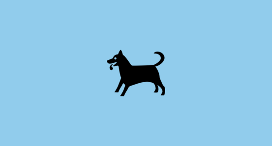 🐕 Dog Emoji on Microsoft Windows 8.0