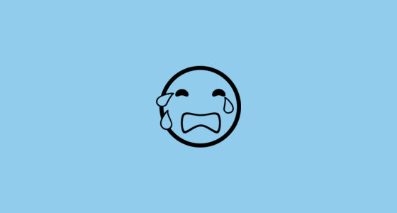 😭 Loudly Crying Face Emoji on Microsoft Windows 8.0