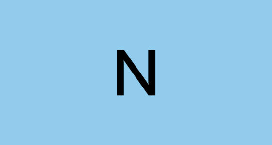 Regional Indicator Symbol Letter N Emoji on Microsoft Windows 8.0