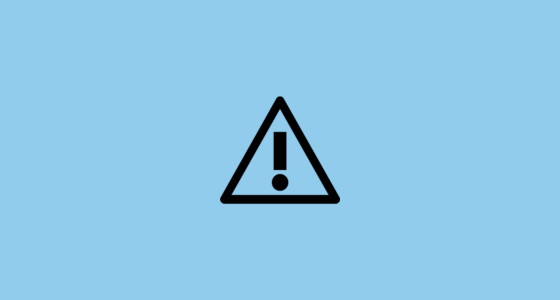 ⚠️ Warning Emoji on Microsoft Windows 8.0