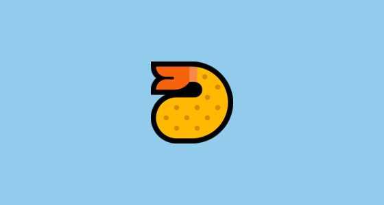 🍤 Gamba Frita Emoji on Microsoft Windows 10 Anniversary Update
