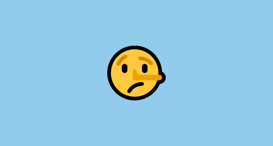 🤥 Visage De Menteur Emoji on Microsoft Windows 10 Anniversary Update