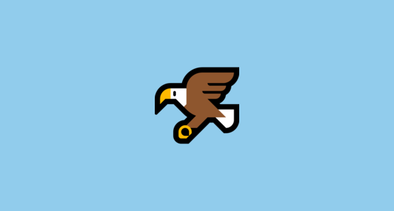 🦅 Adler Emoji on Microsoft Windows 10 Creators Update