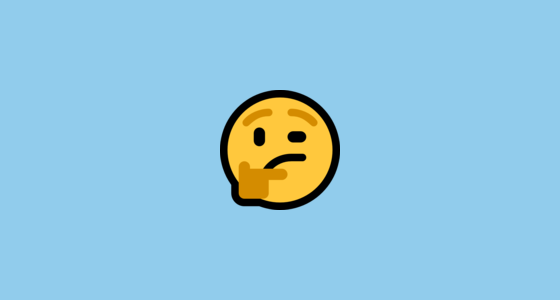 🤔 Thinking Face Emoji on Microsoft Windows 10 Creators Update