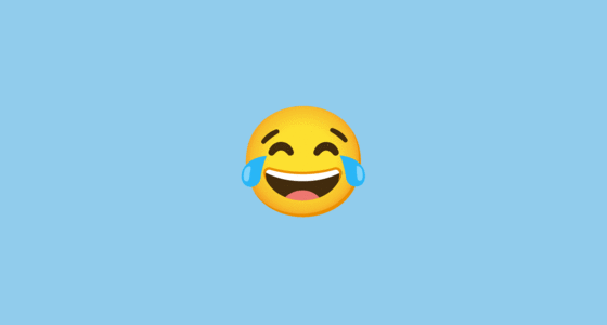 😂 Rosto Chorando De Rir Emoji on Noto Color Emoji, Animated 14.0