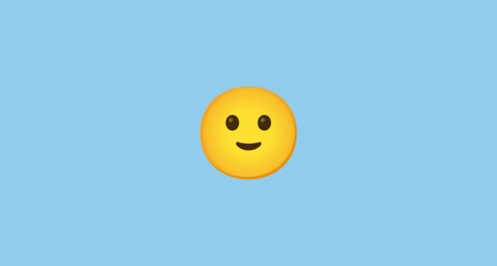 😀 활짝 웃는 얼굴 Emoji on Noto Color Emoji, Animated 14.0