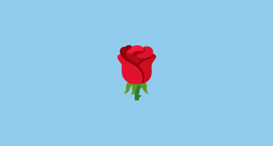 🌹 Rosa Emoji on Noto Color Emoji, Animated 14.0