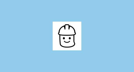 👷 Trabalhador De Construção Civil Emoji on Noto Emoji Font 14.0