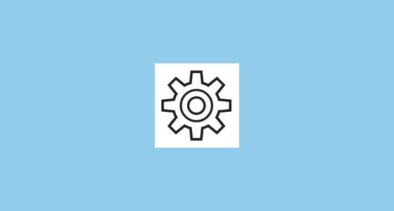 ⚙️ Engranaje Emoji on Noto Emoji Font 14.0