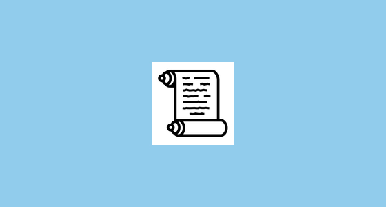 📜 Parchemin Emoji on Noto Emoji Font 14.0