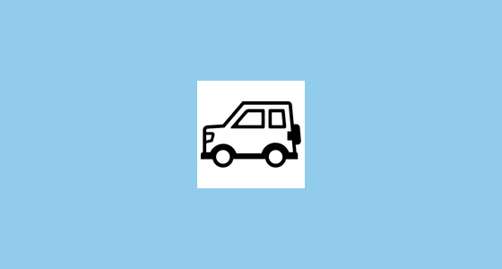 🚙 Vehículo Deportivo Utilitario Emoji on Noto Emoji Font 14.0