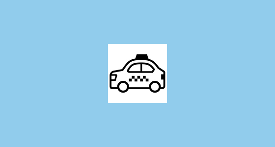 🚕 Taxi Emoji on Noto Emoji Font 14.0