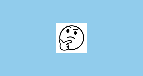🤔 Nachdenkendes Gesicht Emoji on Noto Emoji Font 14.0